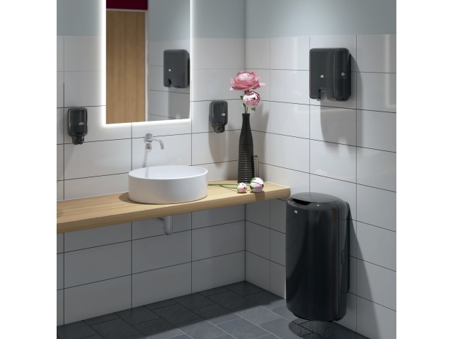 Tork 50L Waste Bin Black B1 | BINS | Gellings Isle of Man