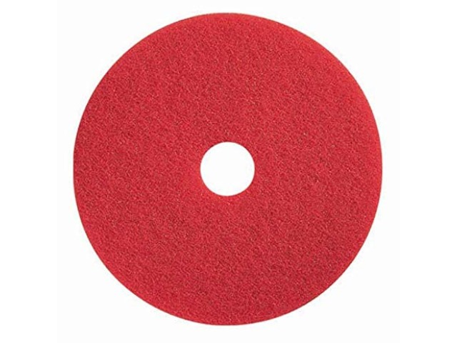 13" Red Floor Pads (x5) | 13 INCH FLOOR PADS | Gellings Isle of Man