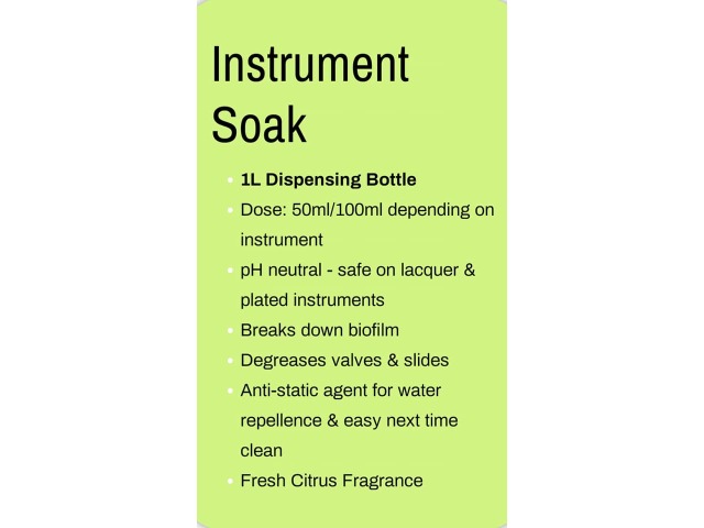 b#Instrument Soak 1Ltr | SANITISERS | Gellings Isle of Man